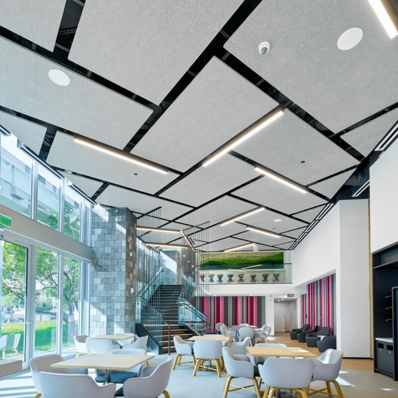 FELTWORKS Acoustical Ceiling and Wall Panels – Kanopi by Armstrong Canada