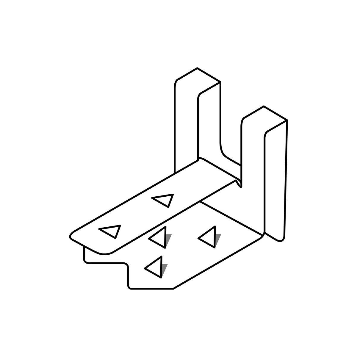 Stabilizer Clip for 1-1/2" to 1-3/4" – Kanopi by Armstrong Canada